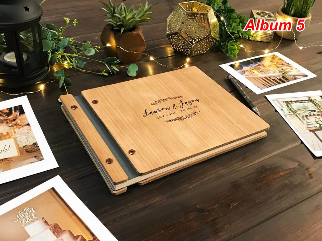 Laser Engraved Photo Album | 360 Photo Booth Rental - Jacksonville FL