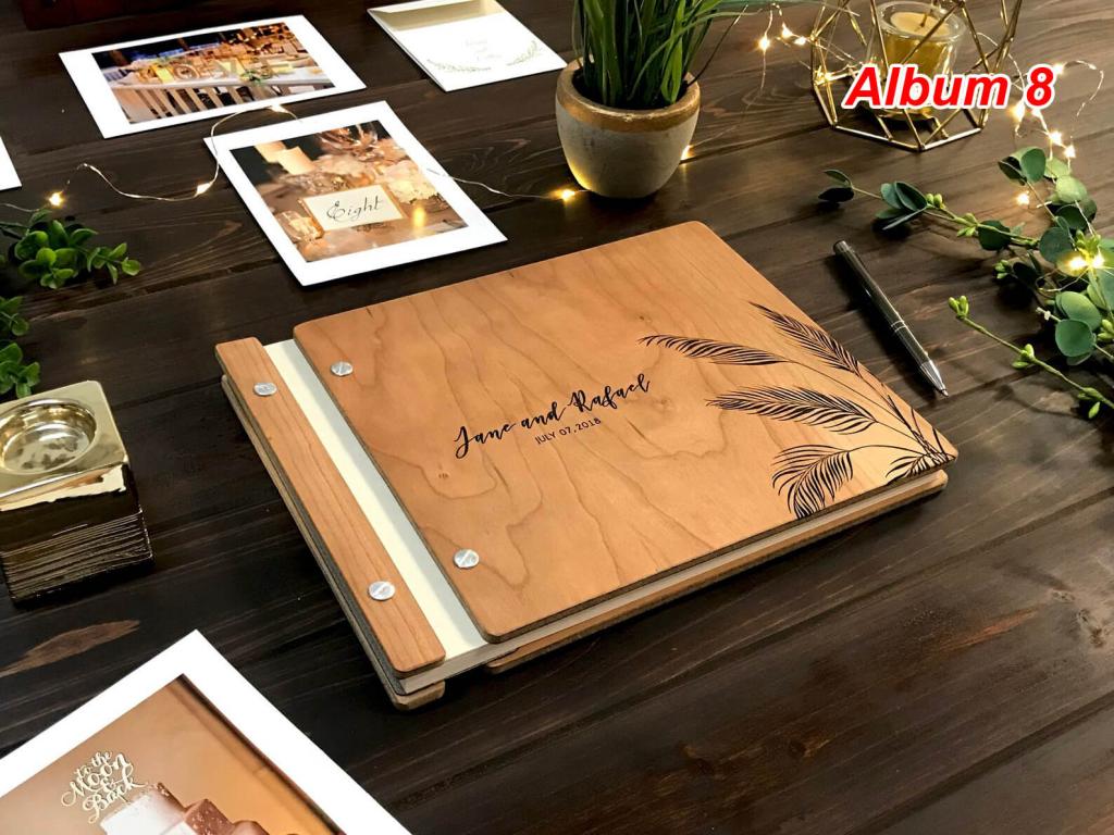 Laser Engraved Photo Album | 360 Photo Booth Rental - Jacksonville FL